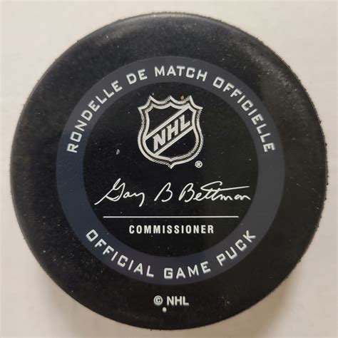 Washington Capitals Hockey Game Puck Logo And Black Lining Official