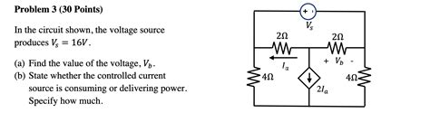 Solved Problem 3 30 ﻿pointsin The Circuit Shown The