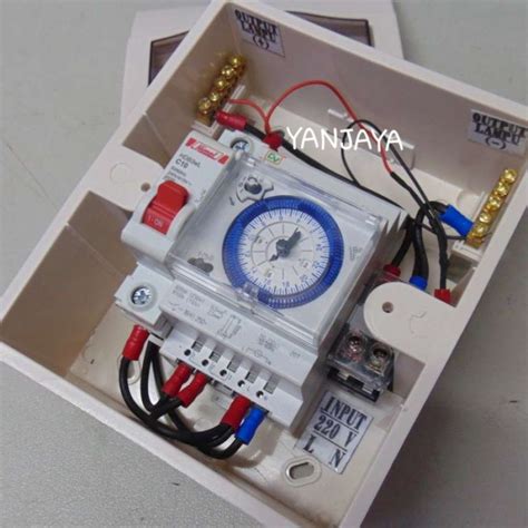 Promo Panel Timer Otomatis Lampu 24jam Timer Model Theben Sul181d