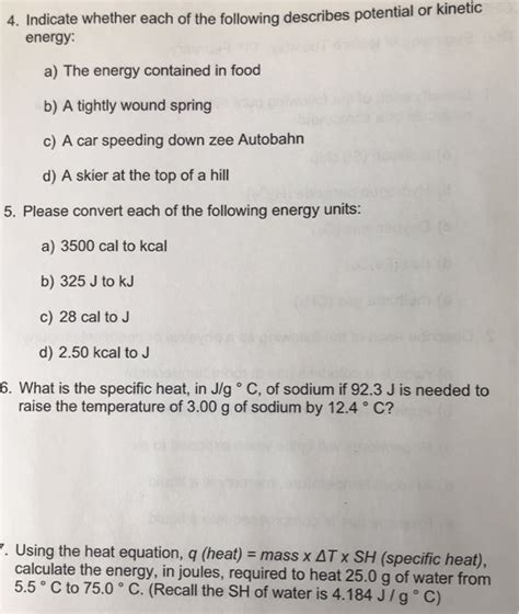 solved 1 classify each of the following pure substances as