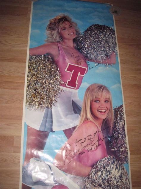 Playboy Playmates Lynne Austinjulie Mccullough Signed Cheerleaders