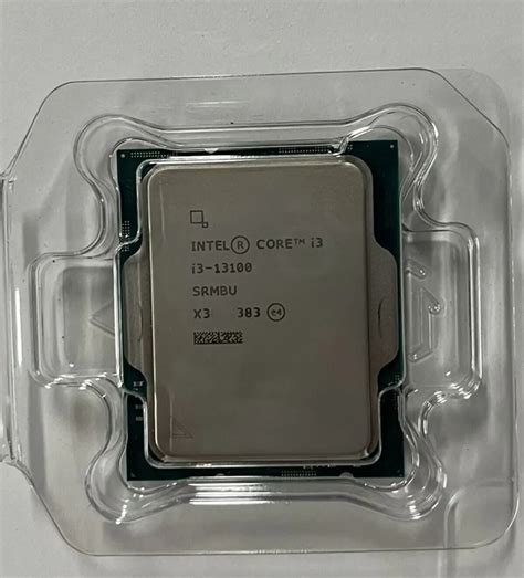 Used Intel Core I3 13100 340ghz 4 Core Lga1700 12mb Desktop Cpu