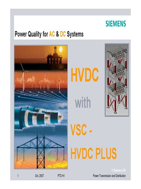 Hvdcp Oil Gas Pdf High Voltage Direct Current Electric Power