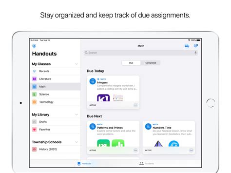 Apple Releases Schoolwork 2 0 For Ipad With All New Design Progress