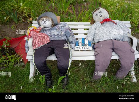 Boggle On Park Bench On The Havel Path Way In Germany Near District