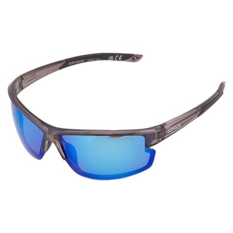 Body Glove Bgfl 1802 Polarized Blue Mirror Wrap Unisex Sunglasses