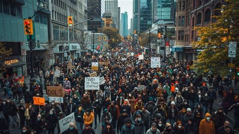 Free City Protest Scene Image Protest City Crowd Download At