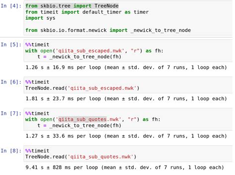 treenode read unexpectedly slow · issue 1825 · scikit bio scikit bio