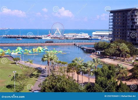 Aerial Landscape View Of Darwin Waterfront Editorial Stock Image