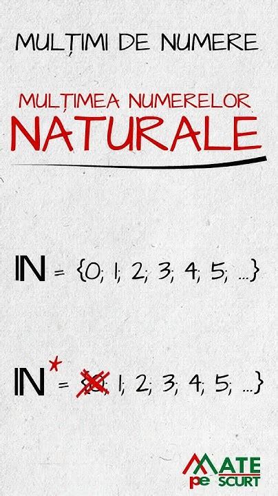 Multimea Numerelor Naturale Matepescurt Youtube