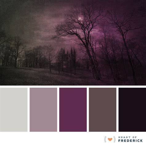 Spooky Halloween Inspired Hues Color Palette