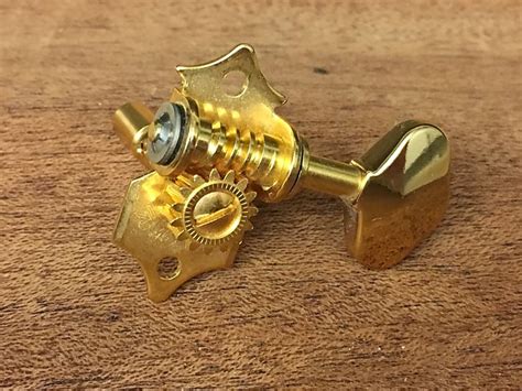 Gotoh Open Gear 3x3 Slot Head Tuners Gold Butterbean Buttons Reverb