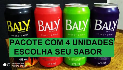 Energético Baly Tradicional Latão 473ml Pacote Com 4 Unidades Bebida Energética Magazine Luiza