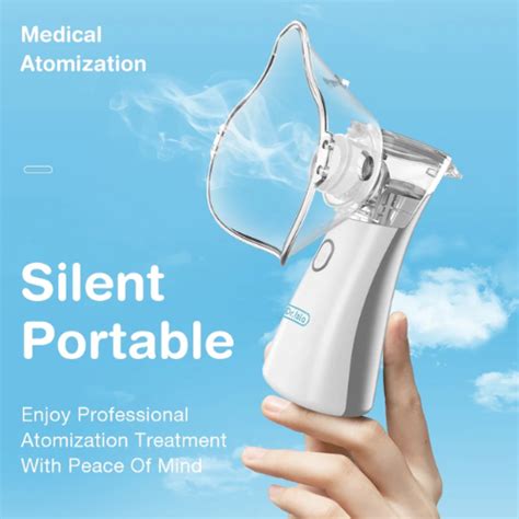 Portable Rechargeable Mesh Nebulizer Inhaler Atomizer Lifestyle Mall Bd