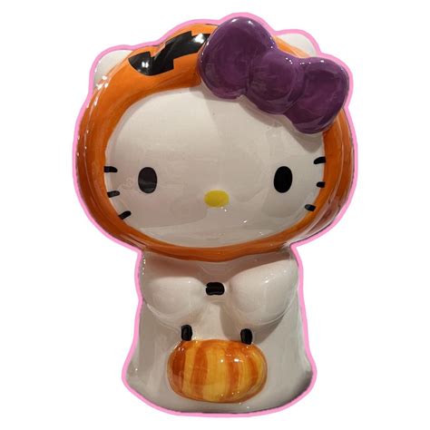 Halloween Hello Kitty Ghost Ceramic🎃 Depop