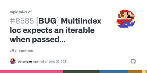 Bug Multiindex Loc Expects An Iterable When Passed Timestamp · Issue