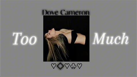 Too Much Dove Cameron Audio Youtube