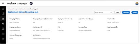 Approving A Deployment
