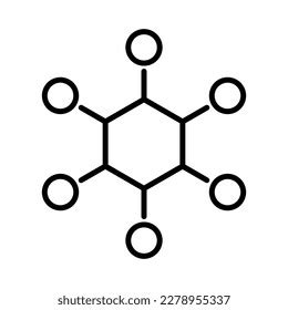 Connection Structure Network Molecule Formula System Stock Vector Royalty Free