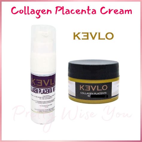 Kevlo Collagen Placenta Cream With Spf45 Spf70 Shopee Philippines