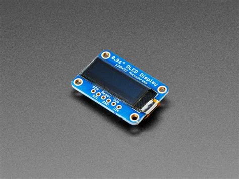 Monochrome 091 128x32 I2c Oled Display Stemma Qt Qwiic Compatible Australia
