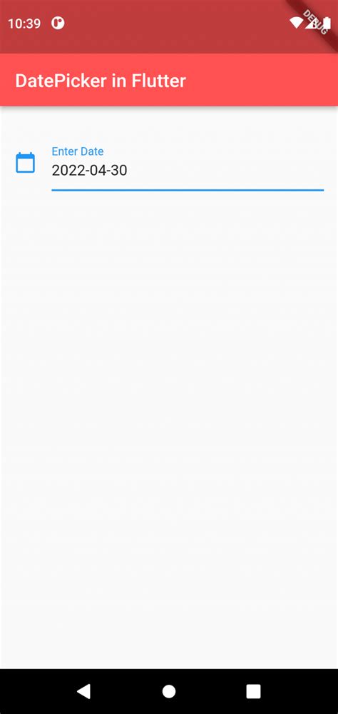 Date Picker In Flutter Mobikul