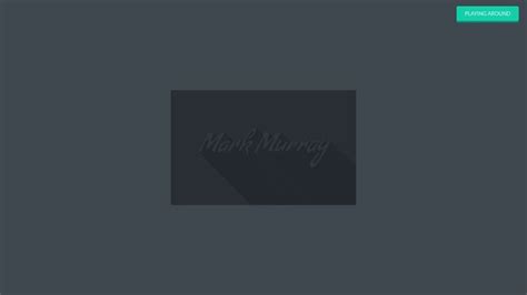 Flippable Css3 Business Card