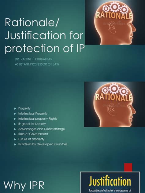 2 Rationale And Justification For Protection Of Ip Pdf