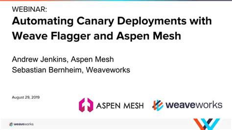 Automating Canary Deployments With Weaveworks Flagger And Aspen Mesh PPT