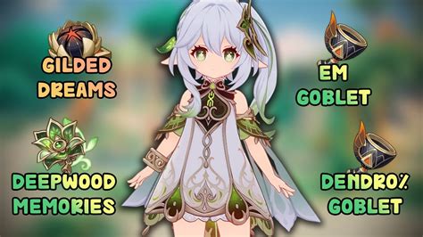 Nahida Mainstats And Artifacts Sets Guide And Comparison Genshin Impact 32 Genshin Impact Videos