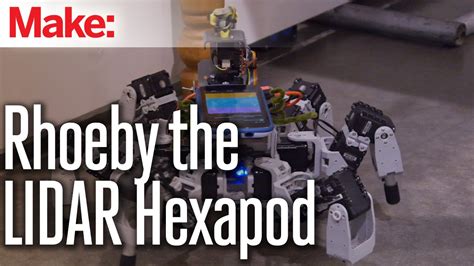 rhoeby dynamics low cost lidar hexapod robot make
