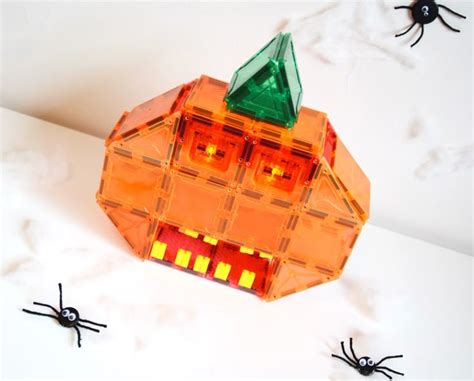 Halloween Pumpkin Magnetic Tiles Magnetic Tiles Magnetic Building