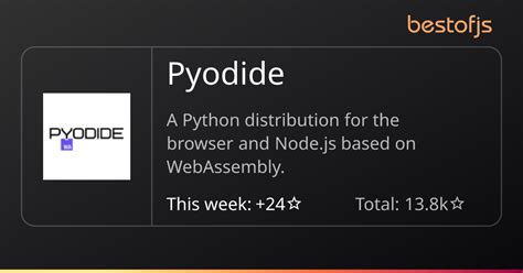 Best Of Js • Pyodide