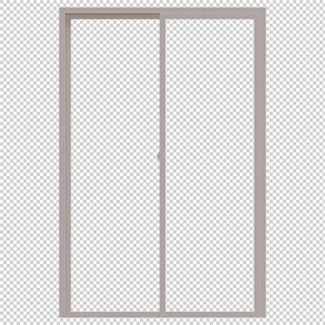 Premium Psd Window 3d Render Design Element