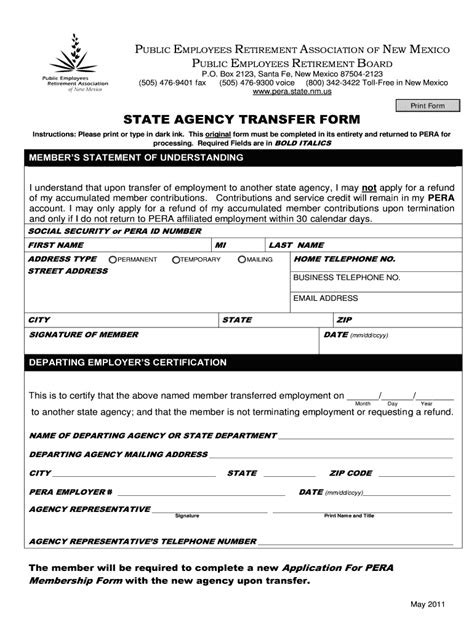 State Agency Transfer Form Fill Out And Sign Online Dochub