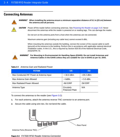 Zebra Technologies Fx7500 Fx7500 Rfid Fixed Reader User Manual Installer Guide Part 1