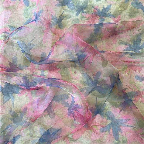 Organza Printed Polyester Cw Fabrics