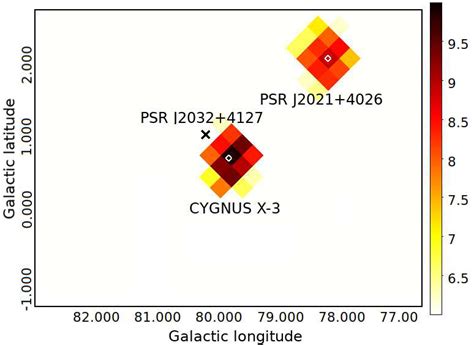 The Significance Map Of γ Ray Transient Emission In σ Showing The