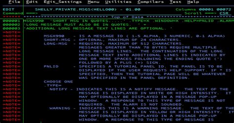 Write Your First Mainframe App Part 4 Using Ispf Create An Ispf Message