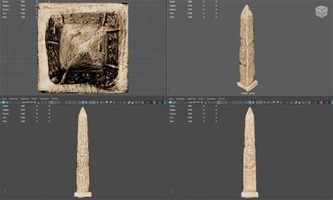 Low Poly Ancient Egyptian Obelisk Game Ready Pbr 4k Low Poly 3d Model
