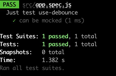 How Do You Mock Usedebounce Issue Xnimorz Use Debounce Github