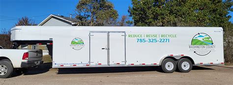 New Recycling Trailers Arrive Backroads News Washington County News