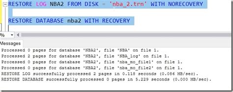 Restoring A Copy Only Backupsqlnewblogger Voice Of The Dba