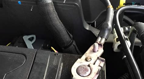 where to ground negative battery cable terminal identification