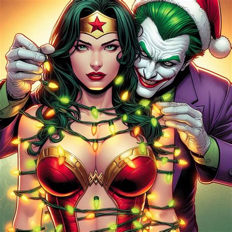 Wonder Woman x Joker - Christmas tranformation by kafka1111 on DeviantArt