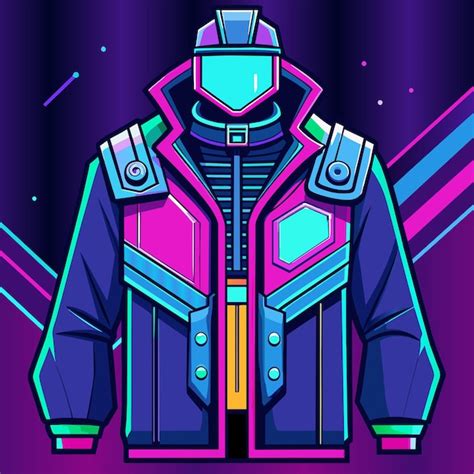 Premium Vector A Poster Of A Robot With A Purple Background And A