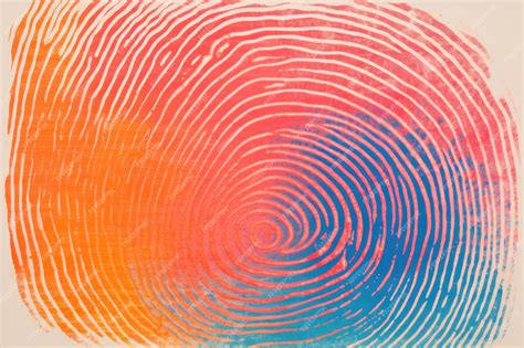 Premium Ai Image Fingerprint Abstract Background