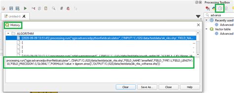Pyqgis Using Advanced Field Calculator In Qgis Python Console