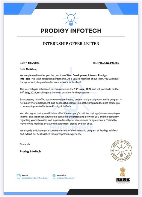 abhishek on linkedin internship prodigyinfotech webdevelopment