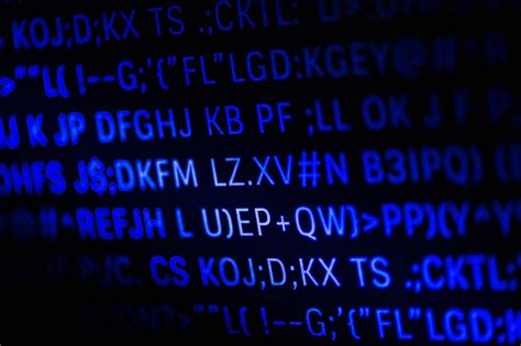 closeup of programming code and language etisa